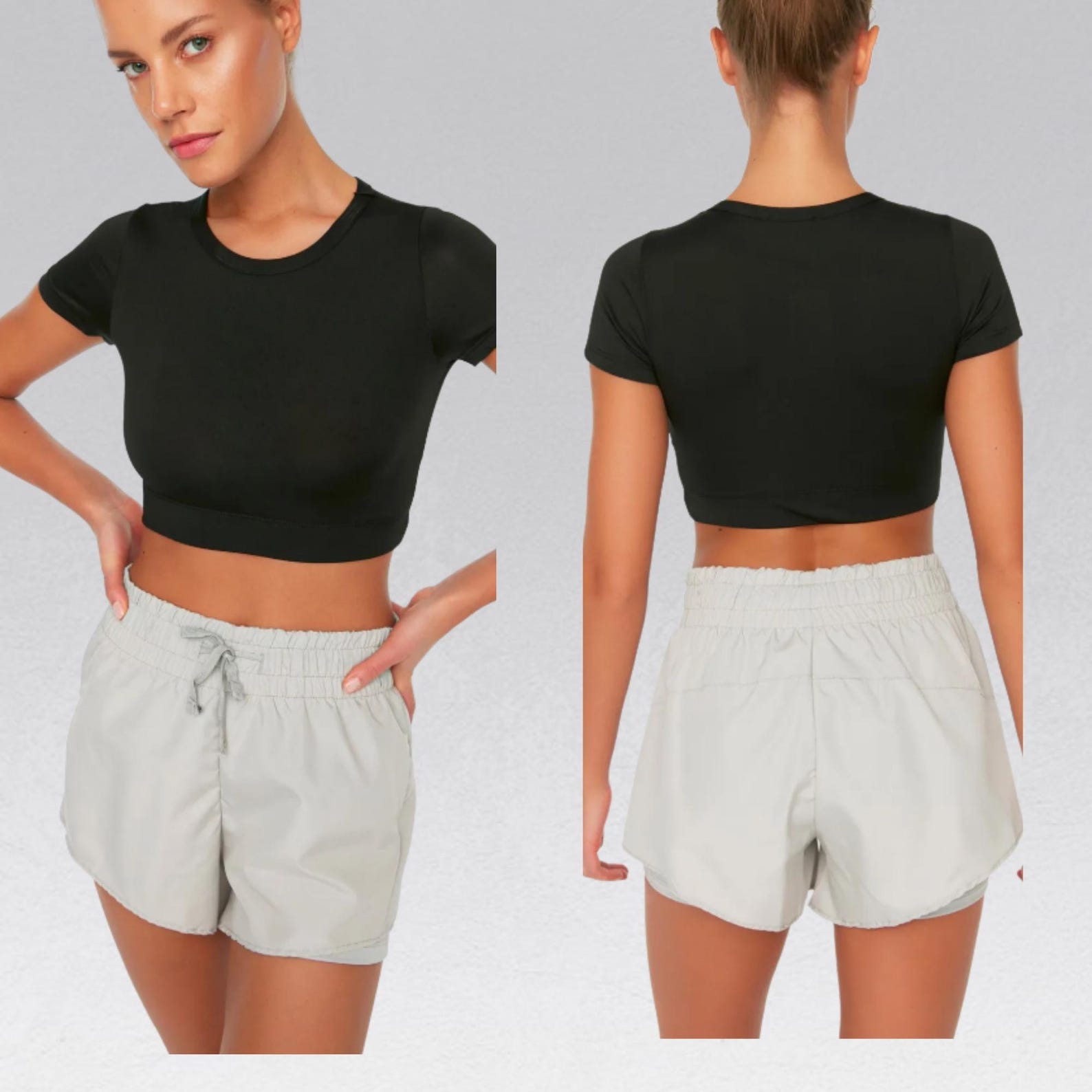 Women's Sport Shorts PDF Sewing Pattern | High Waist Shorts Pattern ...