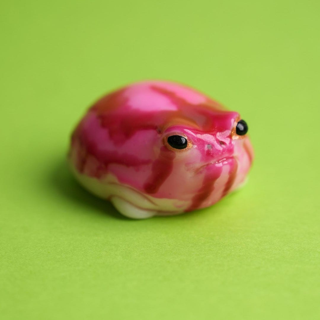 Glompy - Squishy Rain Frog - Pink - Etsy