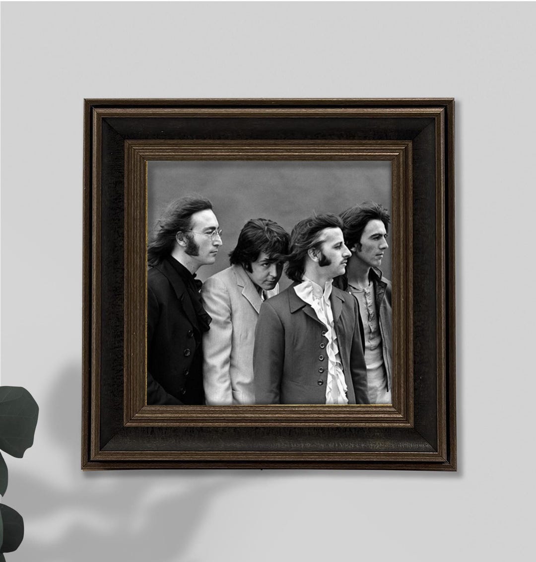 The Beatles Poster Wall Art, Recording Studio Vintage Framed Wall Art ...