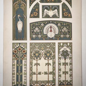 Rare Antique Art Print Plates From 1900 Illustrating Art, Architecture ...