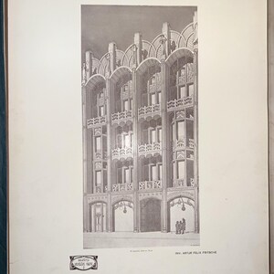 Rare Antique Art Print Plates From 1900 Illustrating Art, Architecture ...