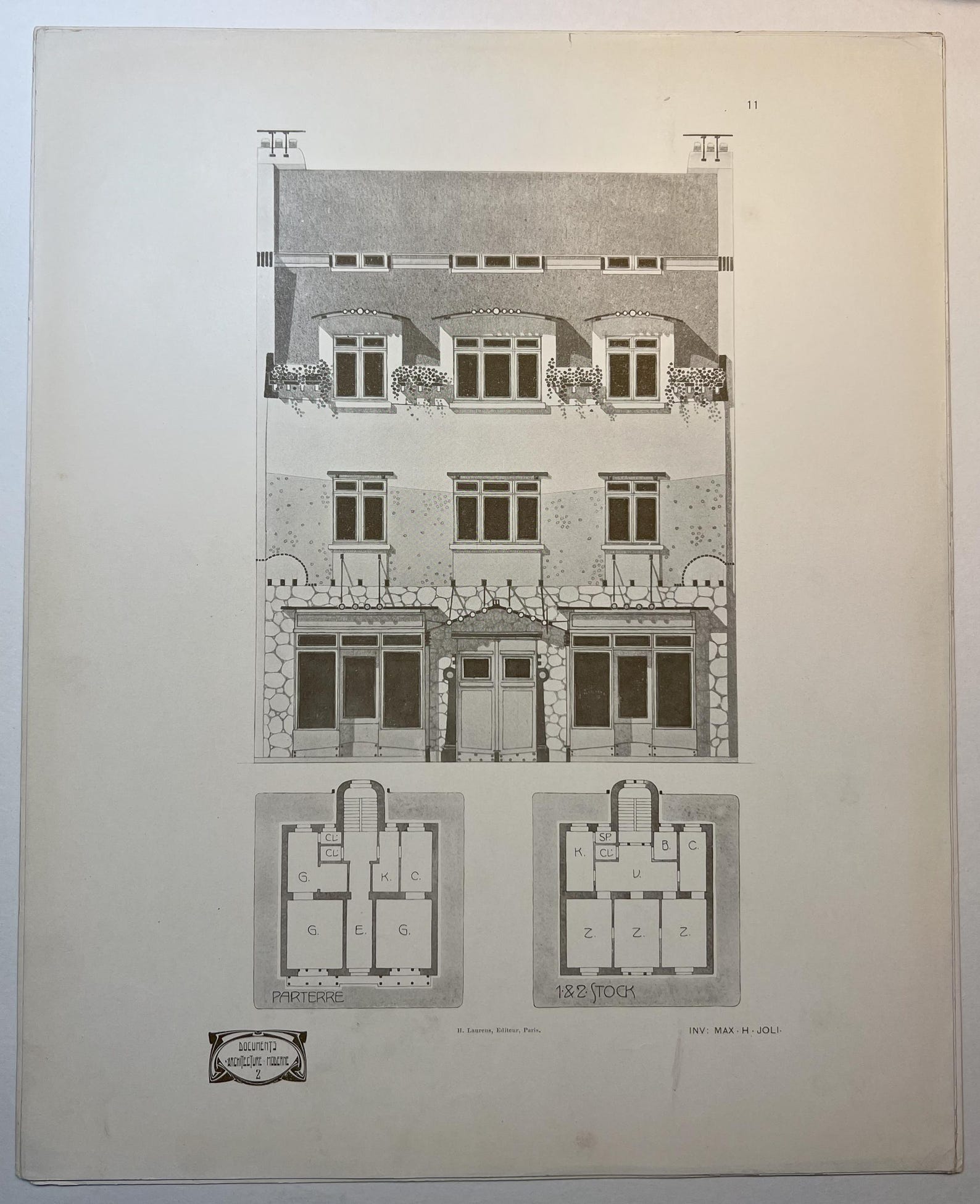Rare Antique Chromolithograph Art Print Plates From the Jugendstil-era ...