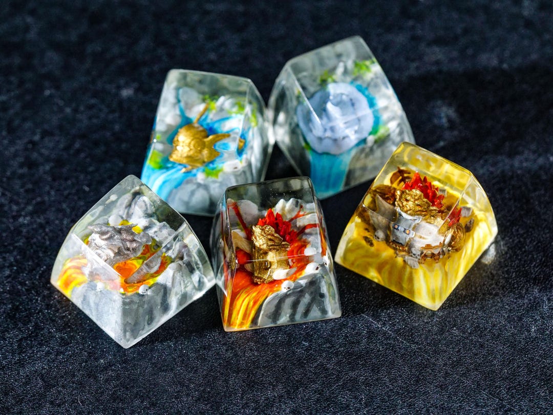 Tarnished Helmet Keycap, Elden Ring Artisan Keycap, Custom Gaming ...