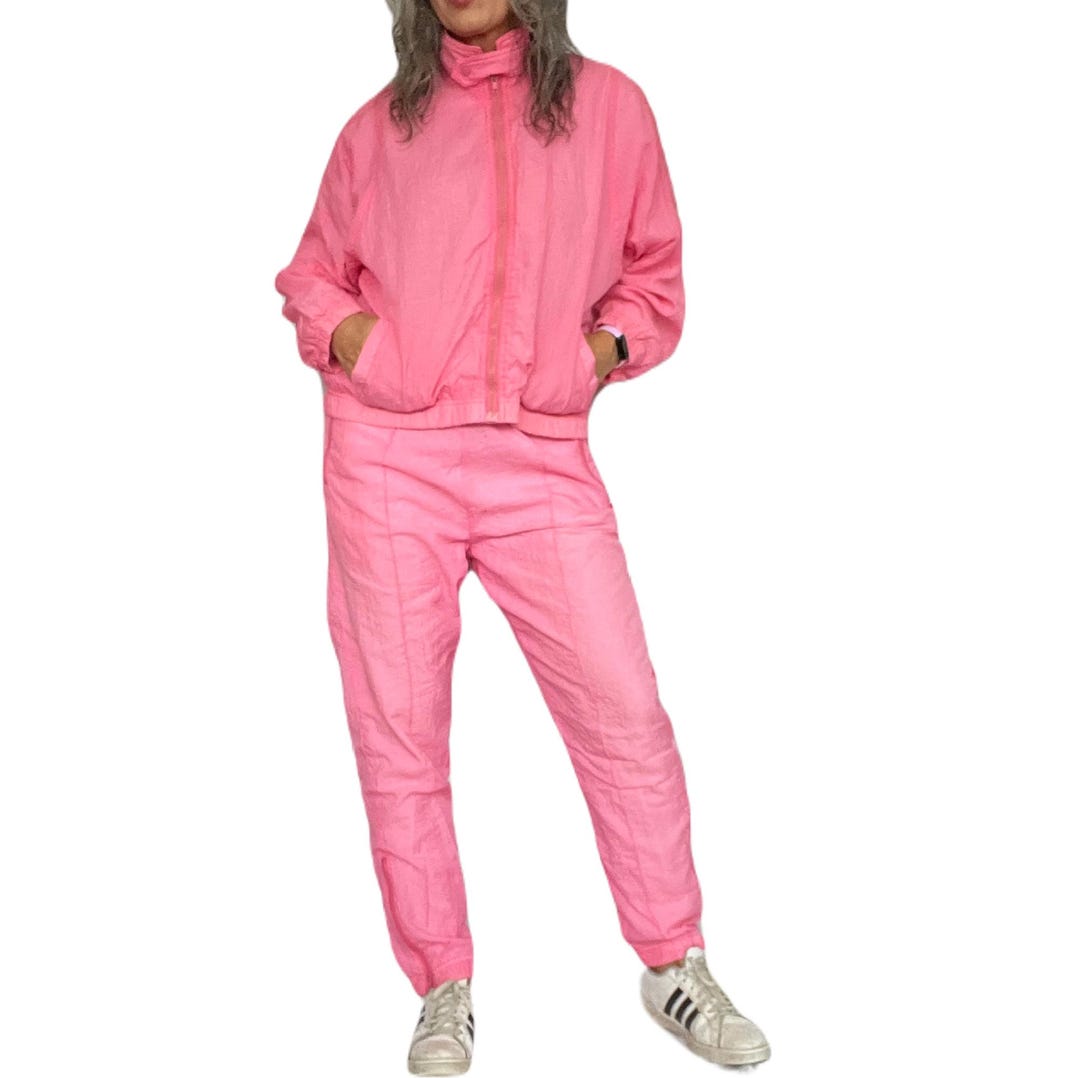 Vintage 1980s Shell Suit, Retro Jacket and Pants Set. L - Etsy