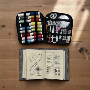 Embroidery Stitch Practice Book With Illustrated Patterns & Sewing ...