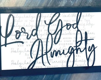 Hymn: Holy Holy Holy - Etsy Canada