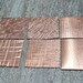Hand-hammered Patterned Copper Sheet, Choose Your Size, Texture Copper ...