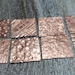 Hand-hammered Patterned Copper Sheet, Choose Your Size, Texture Copper ...