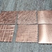 Hand-hammered Patterned Copper Sheet, Choose Your Size, Texture Copper ...