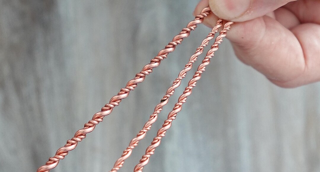Handmade 3ft Twisted Copper Wire, Jewelry Making Supply - Etsy
