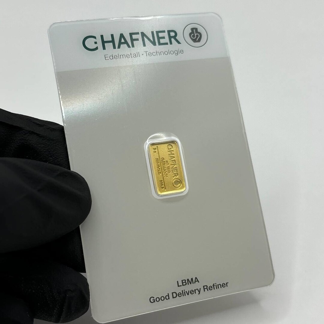 2gram C Hafner Gold Bullion Minted Bar Brand New & Authentic - Etsy