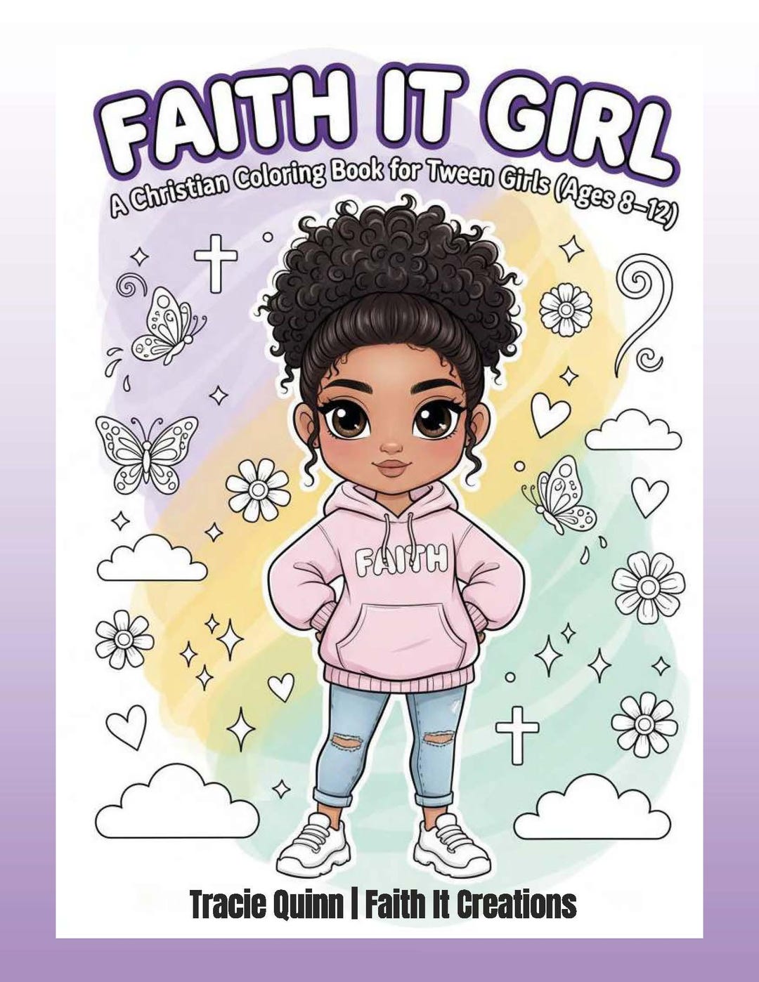 Christian Coloring Book for Tween Girls | Faith Affirmations (digital ...