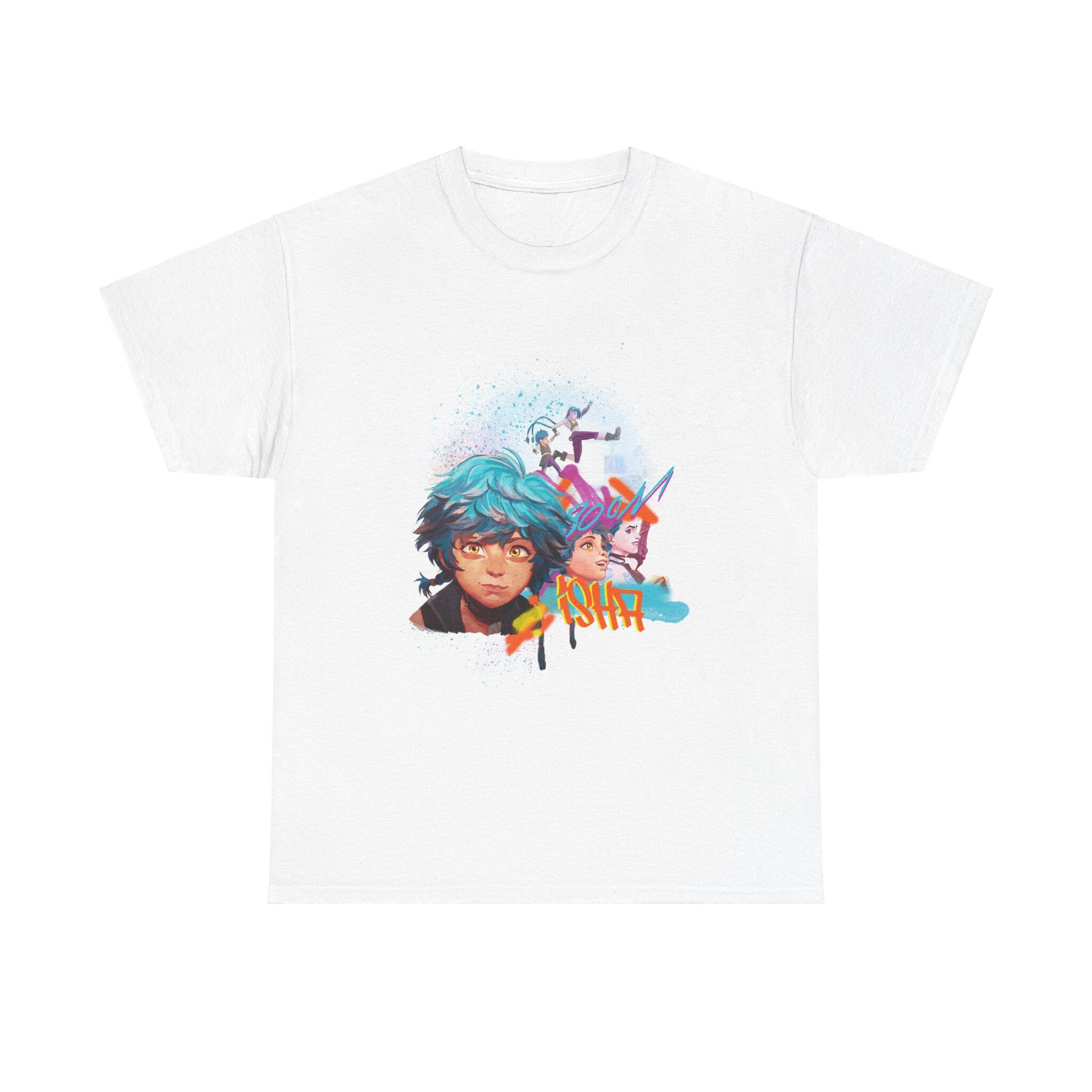 ISHA, League of Legends, Arcane, Vi, Powder, Jinx Unisex Heavy Cotton ...
