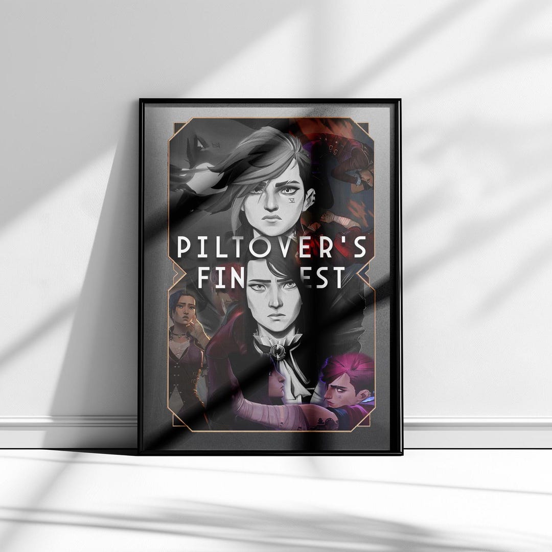 Piltover's Finest Poster, League of Legends, Vi, Caitlyn, Caitvi, Cait ...