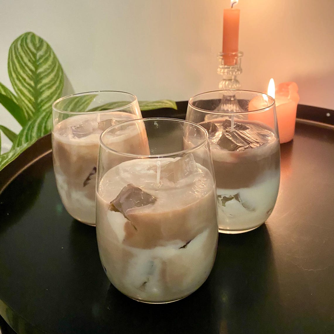 Handmade Iced Coffee Candle Realistic Soy Wax Coffee Decor Coffee Lover ...