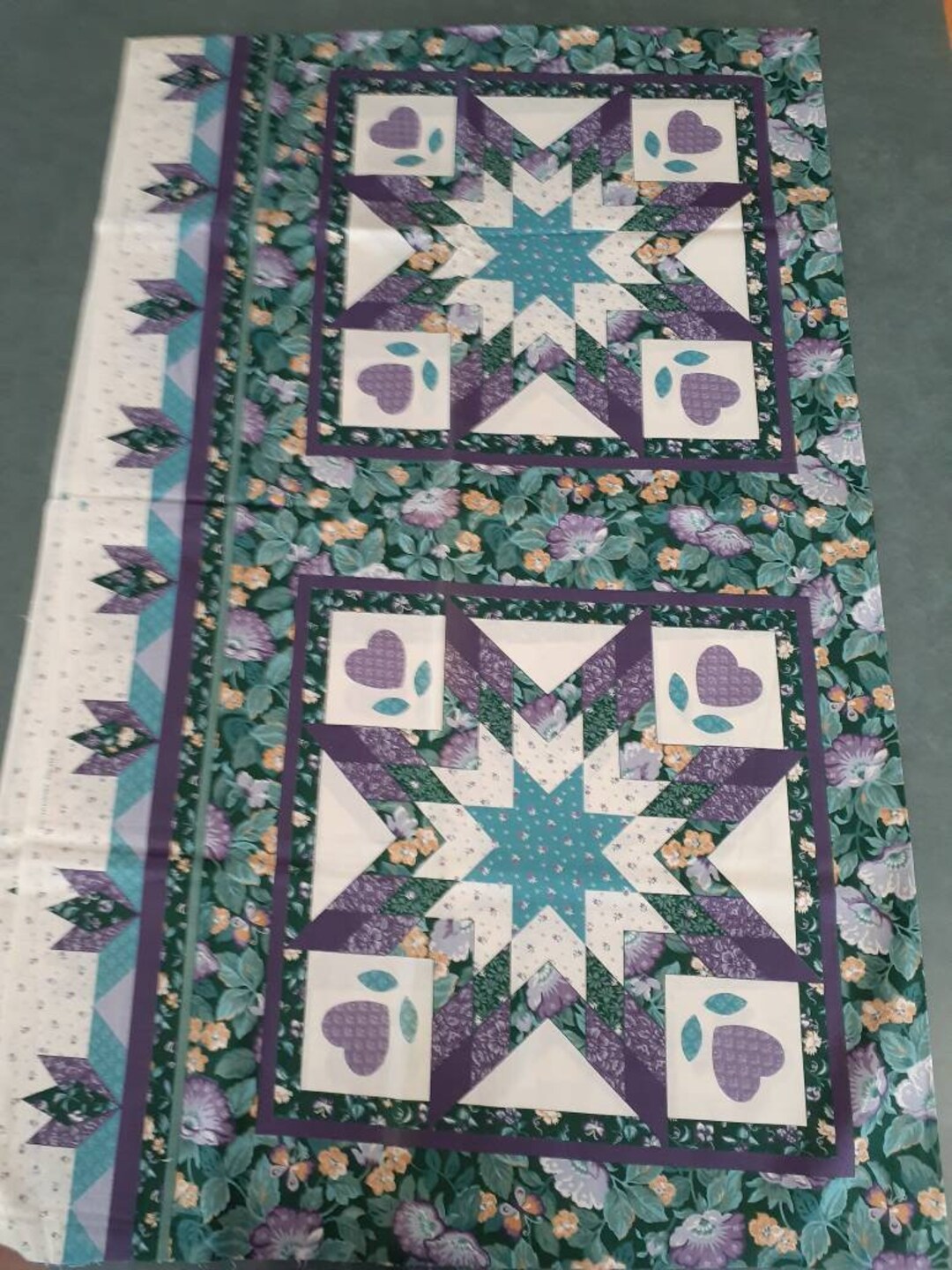 Star Quilt 100% Cotton Fabric. Springs Industries, Perfect Gor Quilts ...