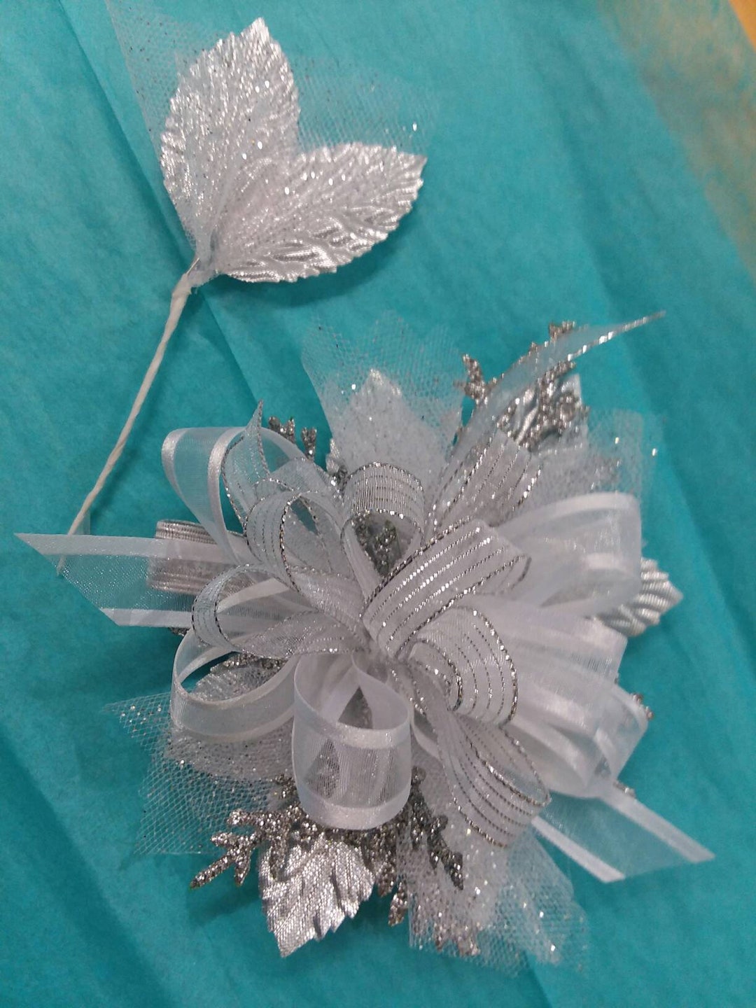 Premium Wrist Corsage Base. All the Extras! Lots of Bling , Just Add ...