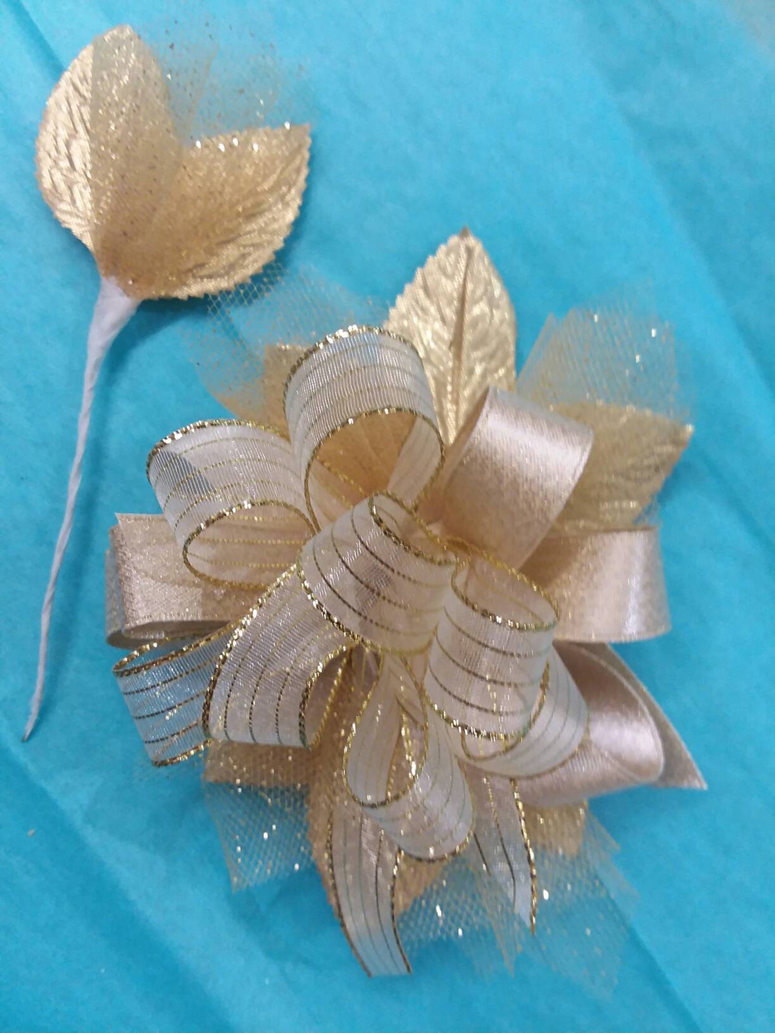 Premium Wrist Corsage Base. All the Extras! Lots of Bling , Just Add ...