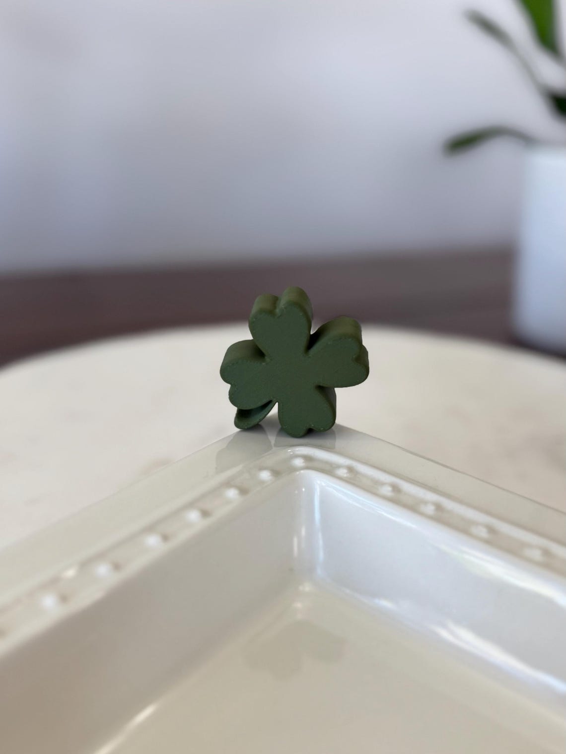 Four Leaf Clover Shamrock - Serving Dish Decor - Nora Fleming Mini ...