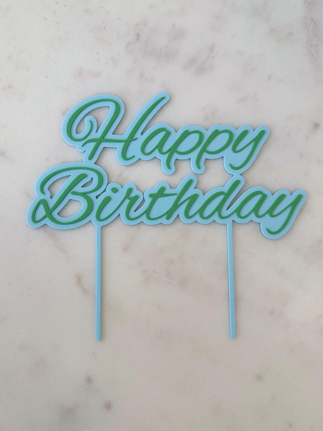 Happy Birthday Cake Topper Party Decoration - Etsy