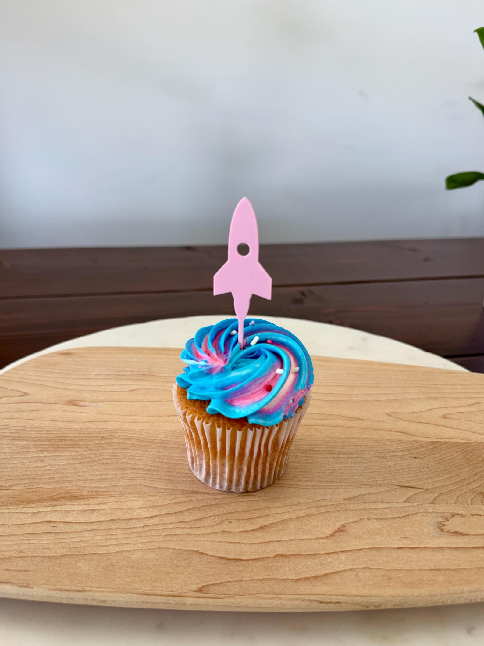 Rocket Ship Cupcake Toppers - Etsy