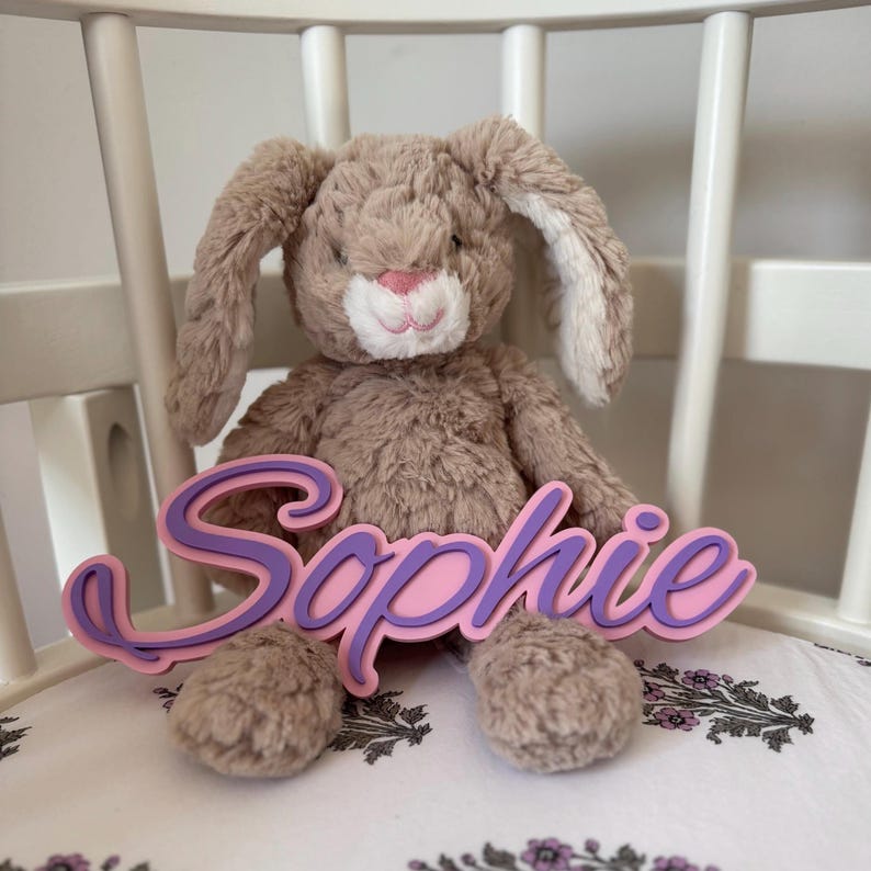 Personalized Door Hanger Name Sign Custom Sign for Kids Room Decoration ...