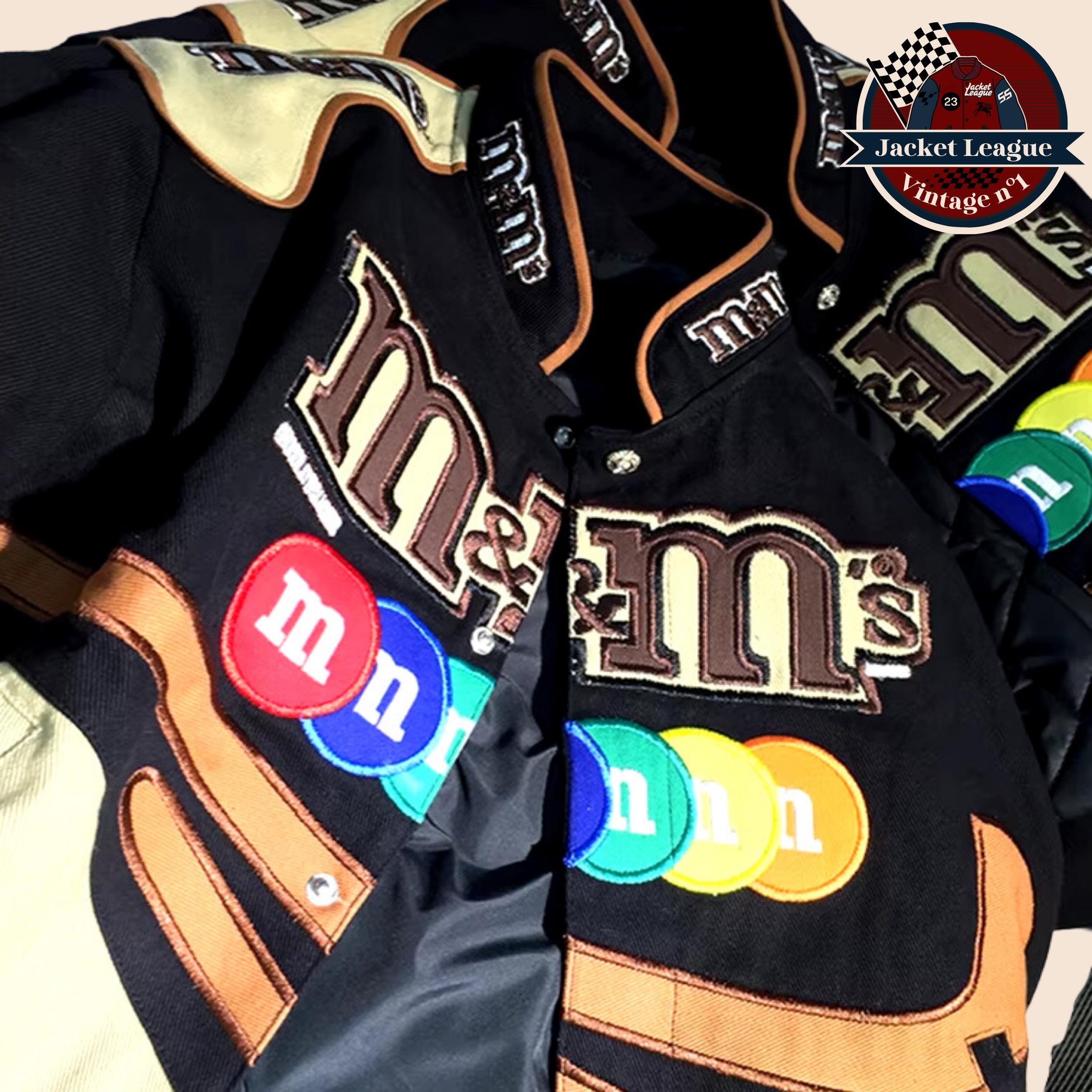 Spring Harajuku Embroidered M&M Jacket Women's Hip-hop Long Sleeve ...