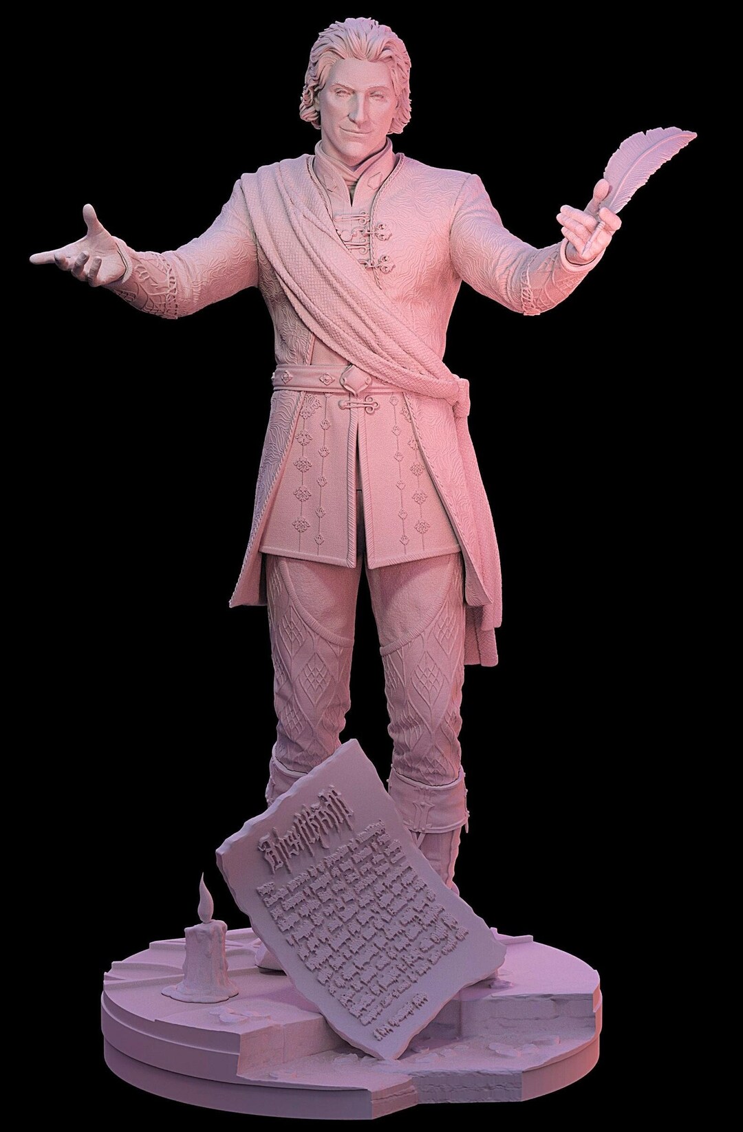 Raphael - Devil - 3dprint - Statue - BG3 - Baldur'sgate3 - Etsy