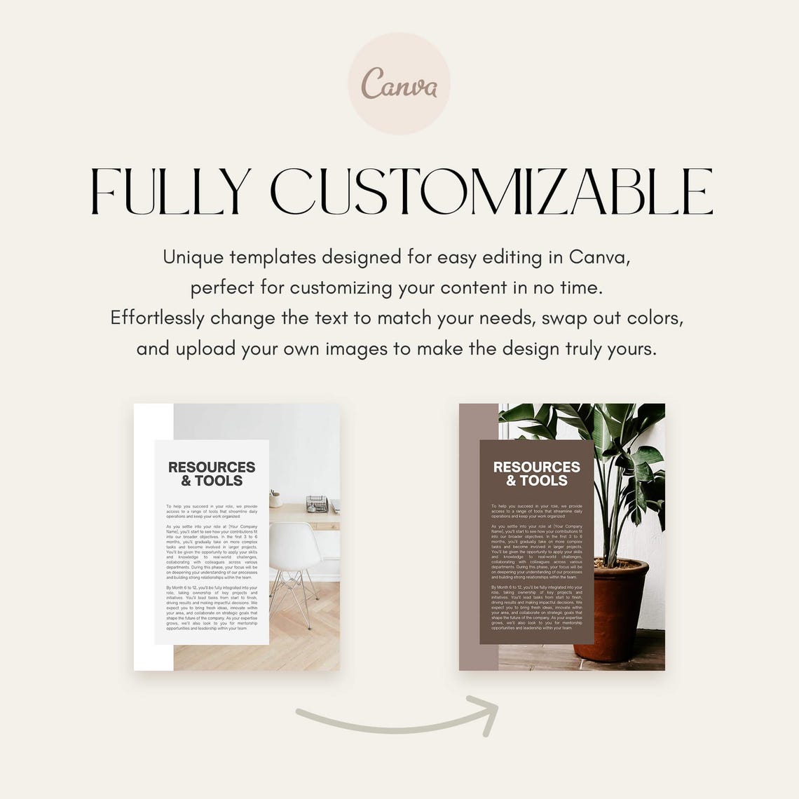 Employee Welcome Book Template | Minimal | Human Resources Manual ...