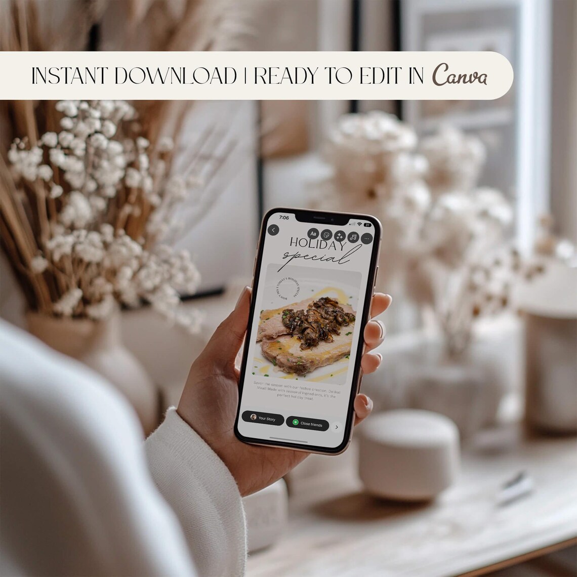 Food Instagram Instagram Story Template, Gourmet Recipes, Dietician ...