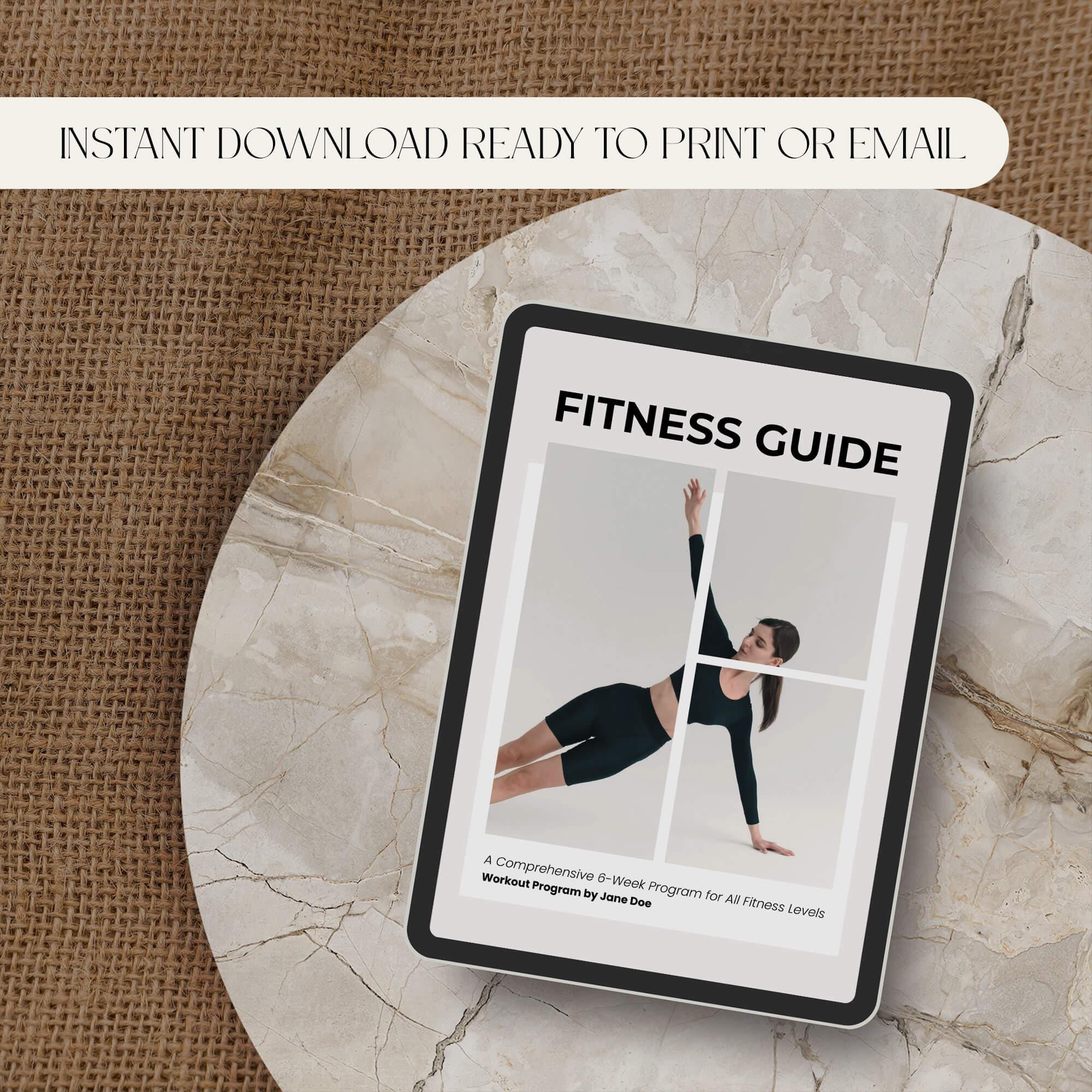 Fitness Program Ebook Template | Health and Wellness Ebook | Fit ...