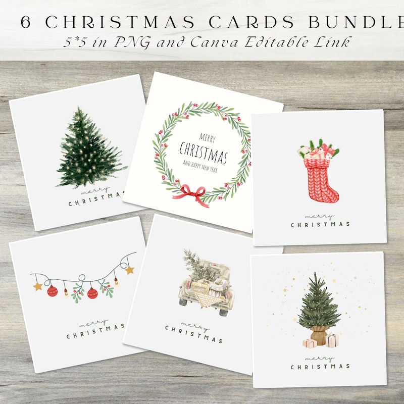 Small Christmas Cards - Etsy