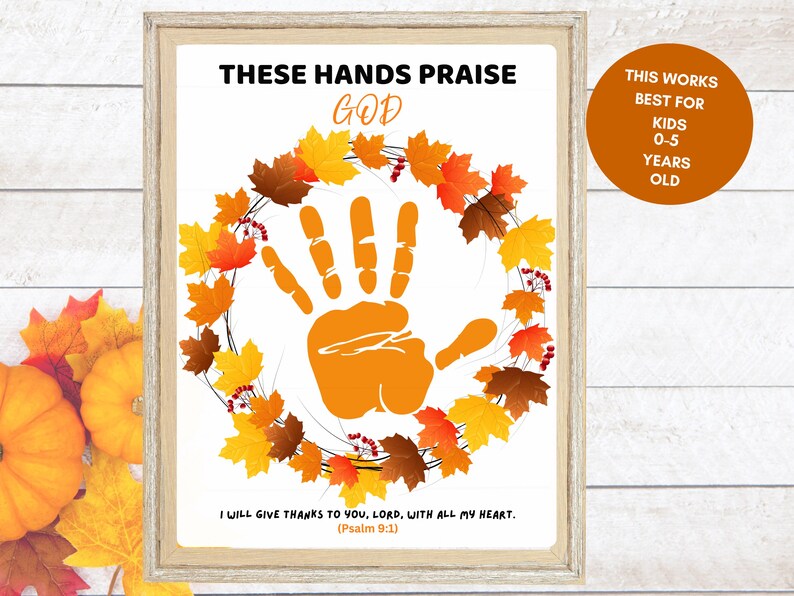 Christian Handprint Art, Preschool Sunday School Ideas, Fall Religious ...