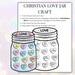God's Conversation Hearts, Candy Jar Valentine's Bible Craft, Love is ...