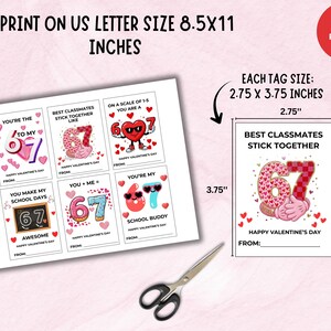 67 Valentine's Day Card for Kids, Editable Funny 67 Meme Valentines ...