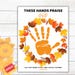 Christian Handprint Art, Preschool Sunday School Ideas, Fall Religious ...