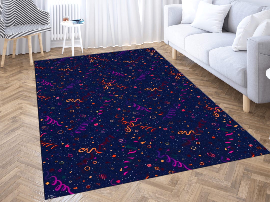 Bowling Alley Carpet, Retro Arcade Rug, Arcade Rug, Planet Rug, Galaxy ...