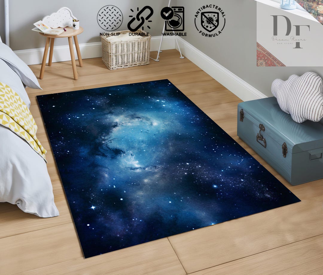 Galaxy Rug,universe Carpet,living Room,galaxy Rugs,nebula Rug,space ...