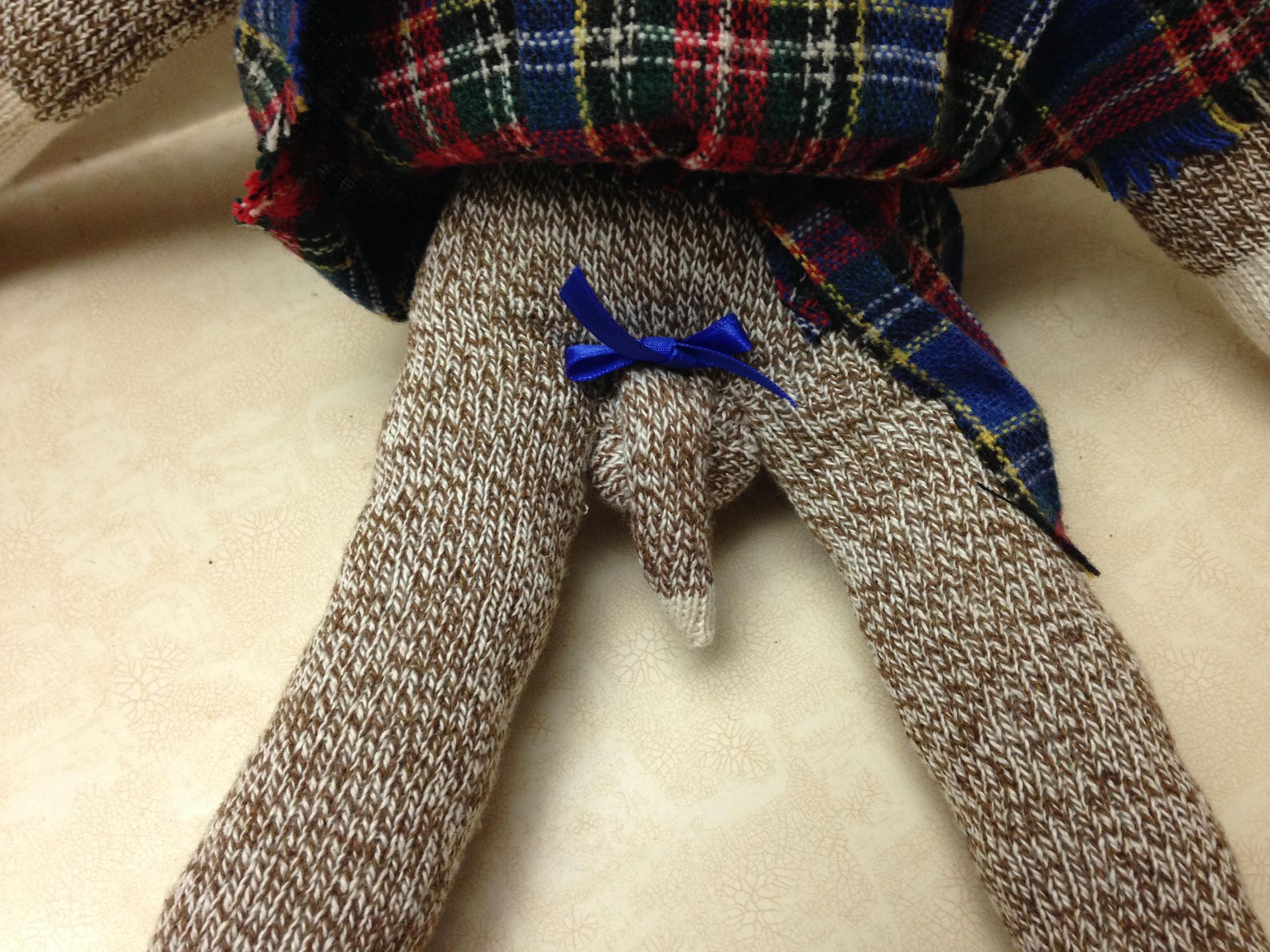 ANATOMICALLY CORRECT Scottish Sock Monkey | Etsy