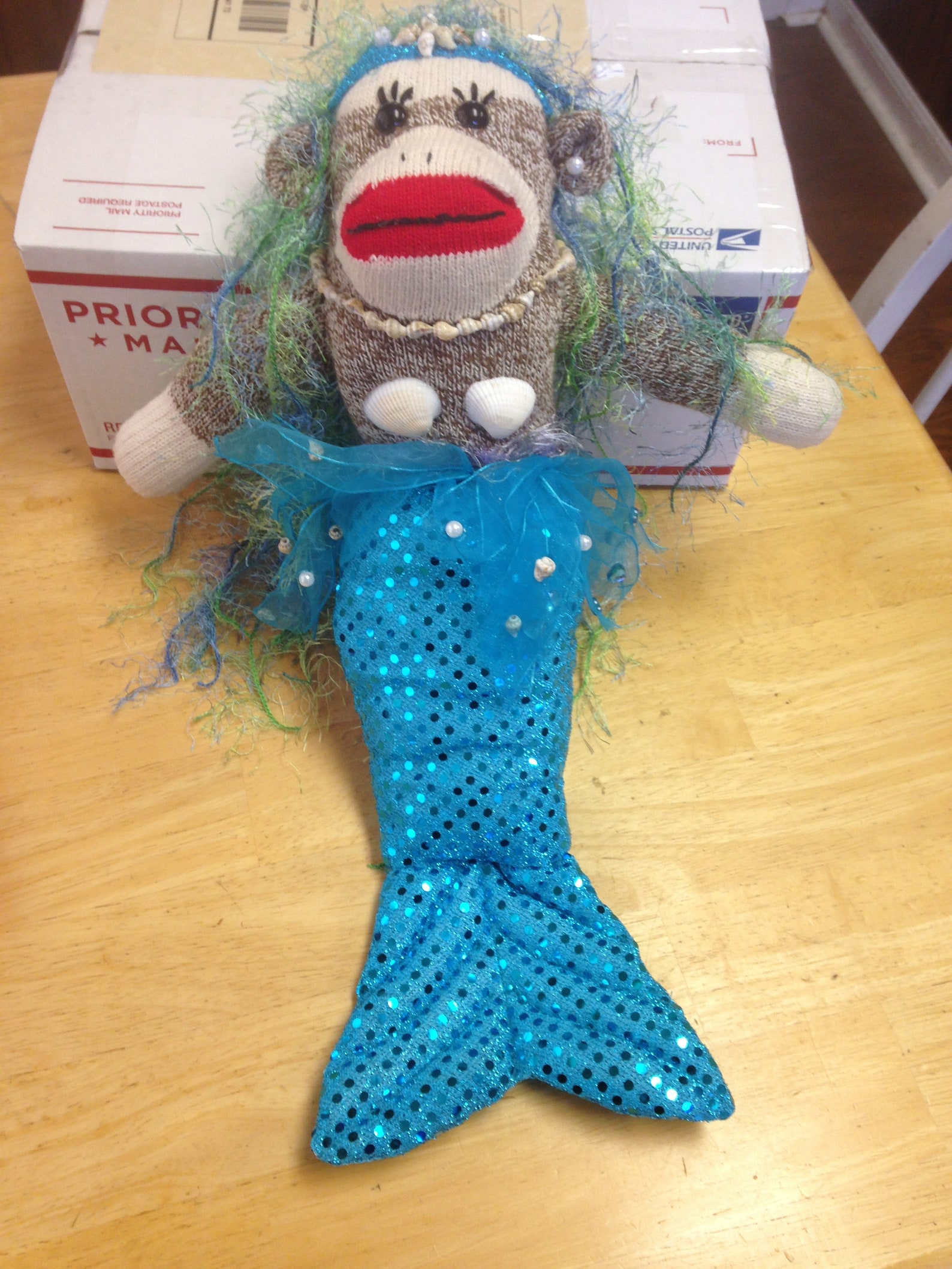 SOCK MONKEY Mermaid - Etsy