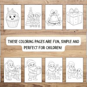 Christmas Coloring Pages, Kids Christmas Coloring, Printable Coloring ...