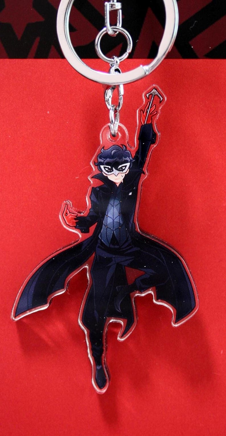Persona 5 Keychains (akechi, Joker, Futaba) - Etsy