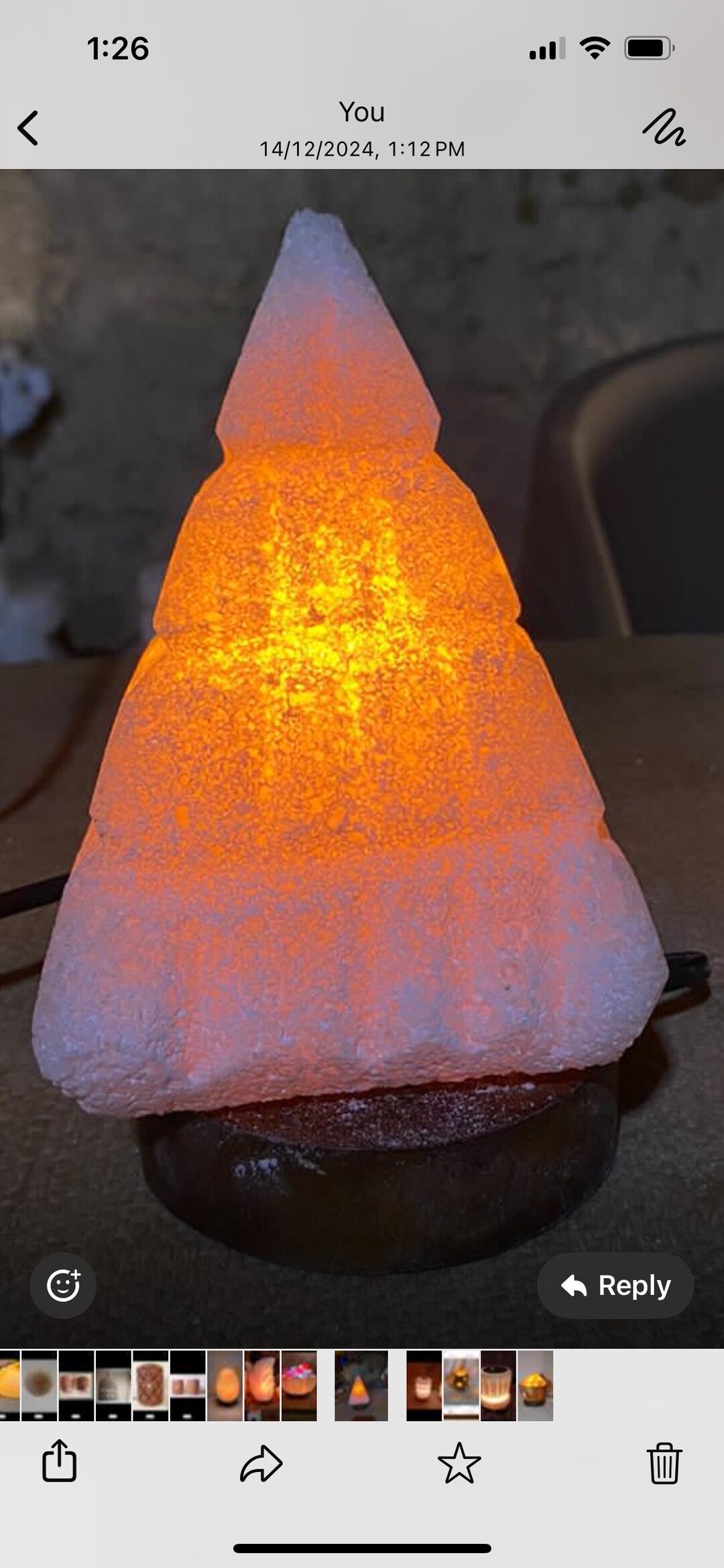 Healing Natural Real Salt Lamp Pyramid - Etsy