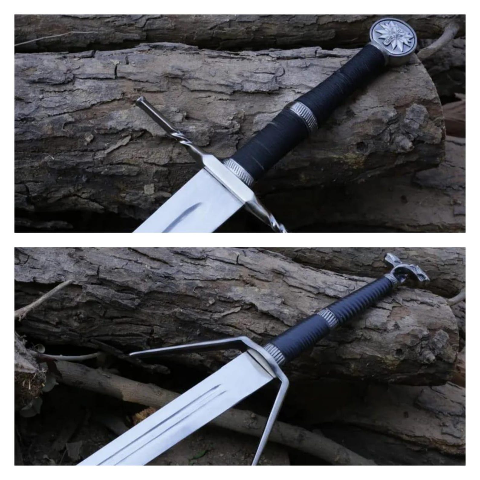 The Witcher 3 Wild Hunt Swords, Geralt of Rivia Cosplay Swords, White ...