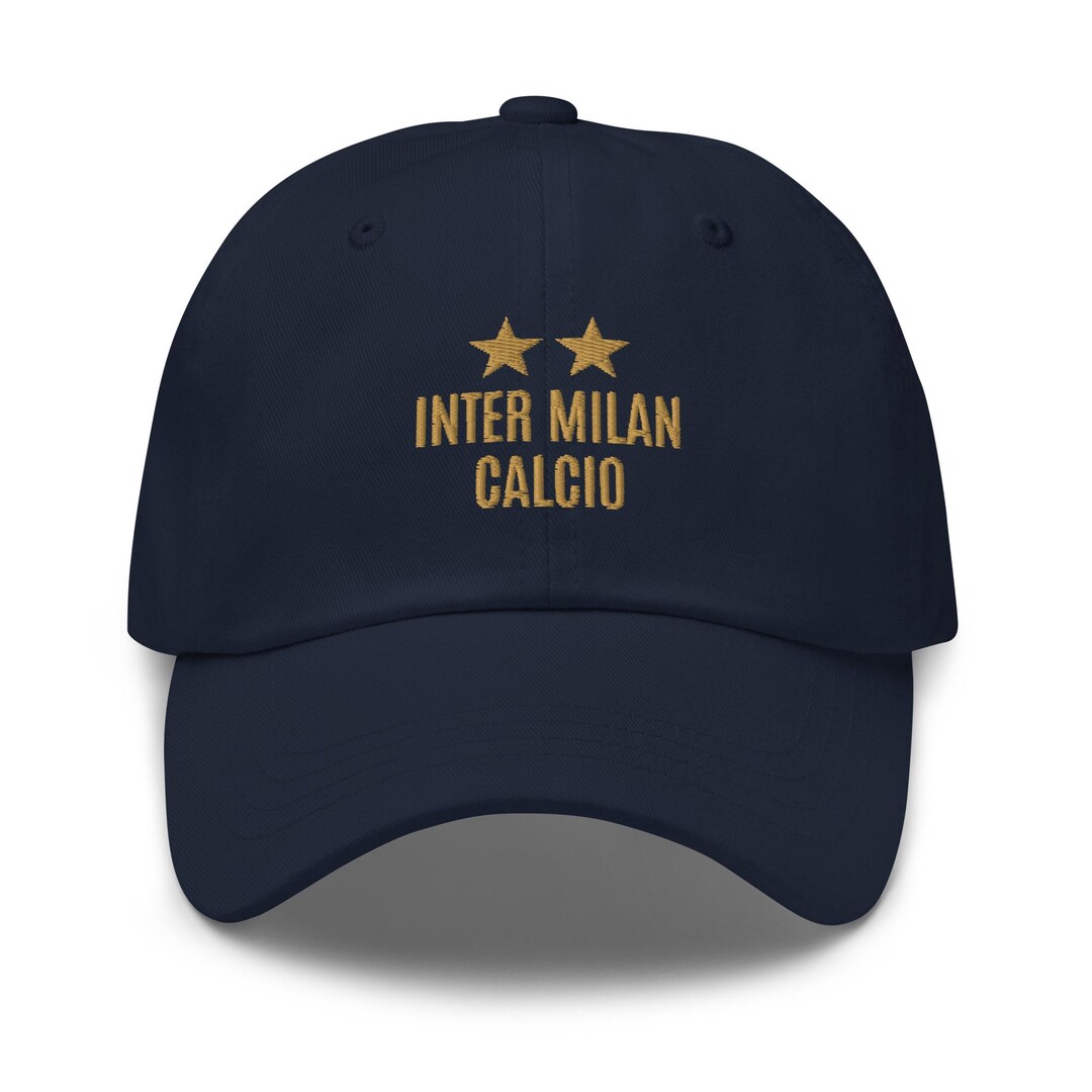 Inter Milan Calcio Minimalist Design Embroidered Dad Hat Soccer ...