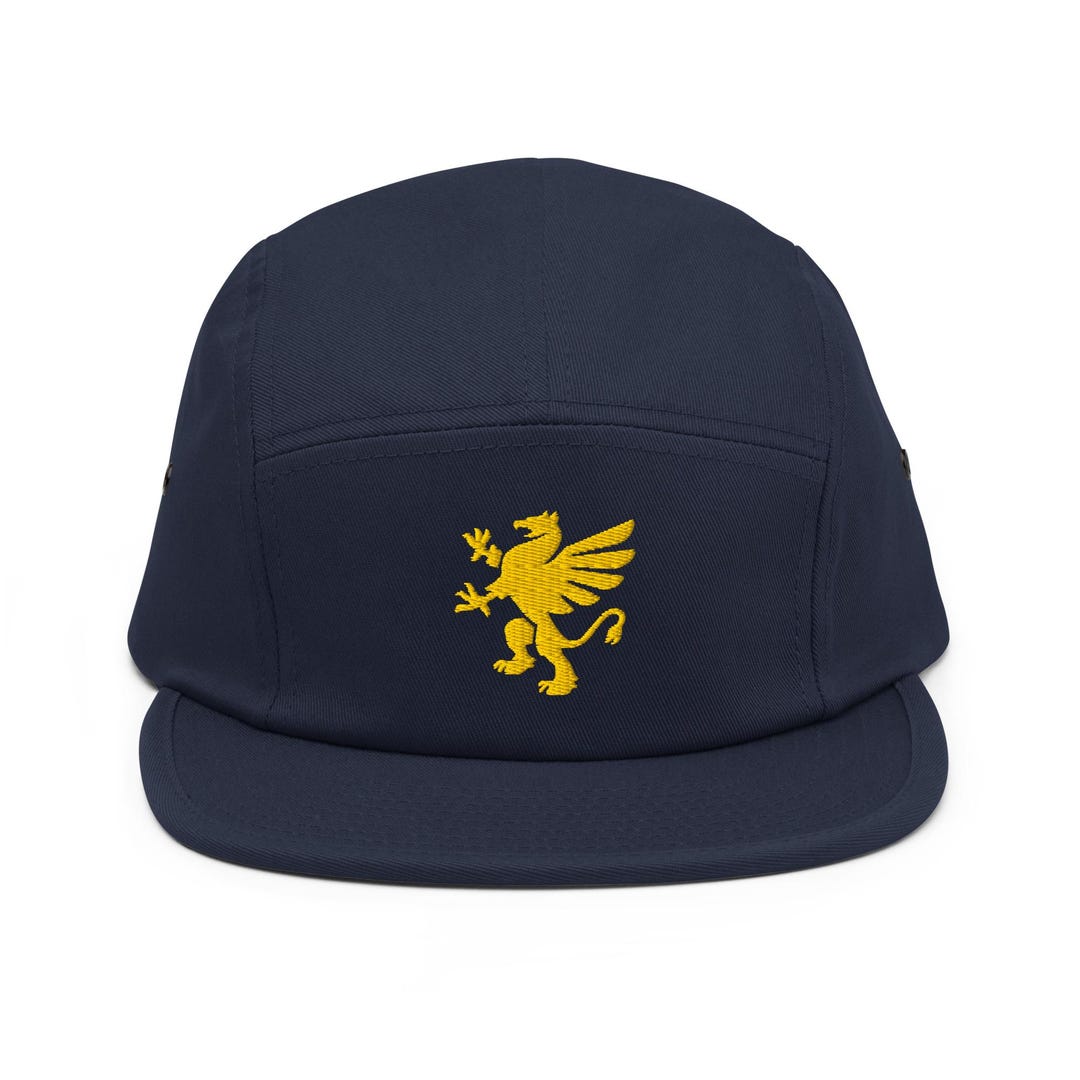 Genoa Calcio Minimalist Design Embroidered Five Panel Cap Soccer ...