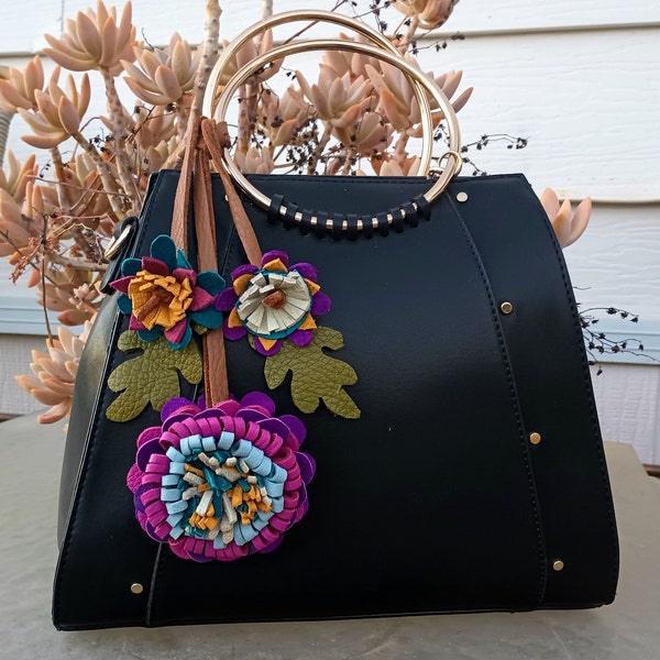 Flower Purse Charm - Etsy