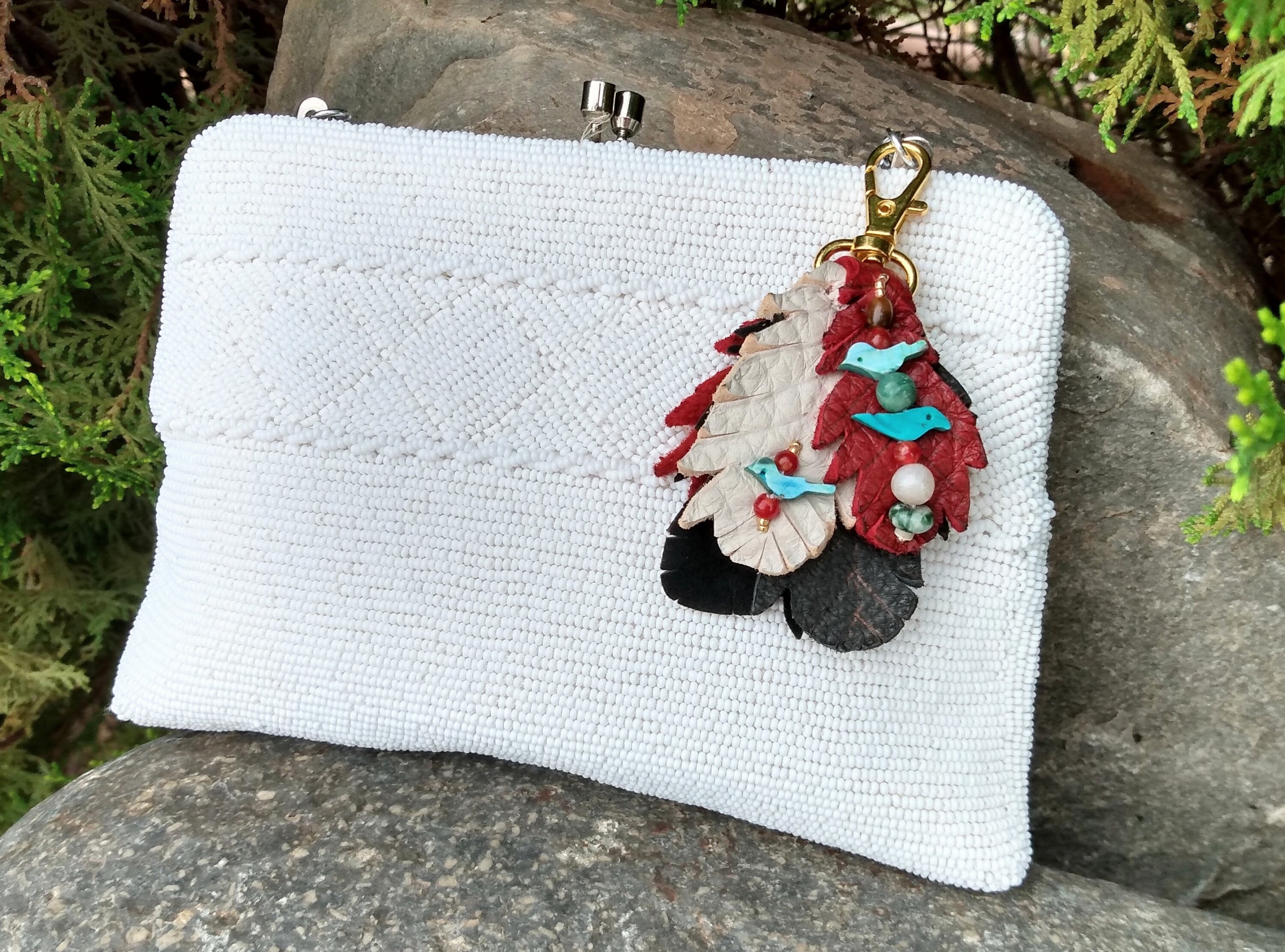 Feather Leather Zipper Pull Genuine Leather 3 3/8 | Etsy