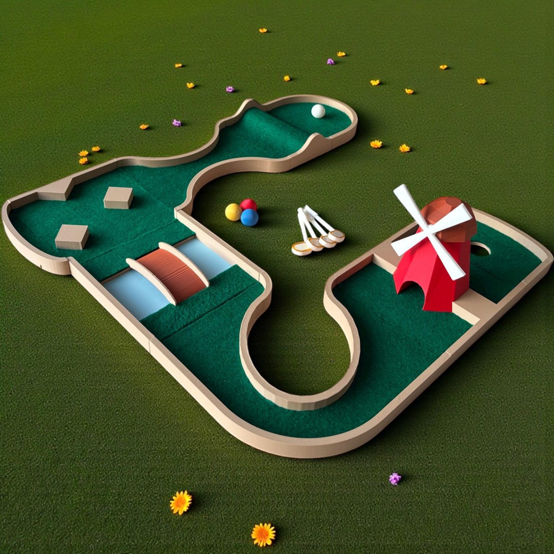 DIY Finger Mini Golf (classic Version) - Etsy