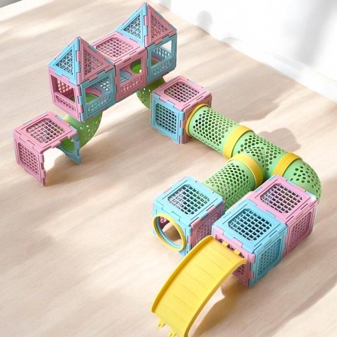 DIY Hamster Puzzle Playground Toy - Etsy